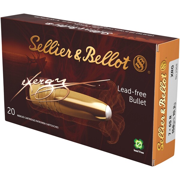 Sellier Bellot 7x65 R EXergy Bleifrei 10 2g 158grs Kaliber 7x65 R sellier-bellot-7x65-r-exergy-bleifrei-10-2g-158grs-kaliber-7x65-r